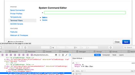 System Command Editor Plugin Not Working Plugins Octoprint