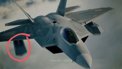 In Ace Combat 7 When The F22 Raptor Aircraft With 8aam In The Aircraft Is Chosen A Weapons Bay