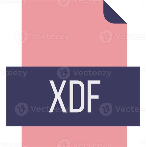 Modern Xdf File Icon Fill Crisp Corners 57326521 Png