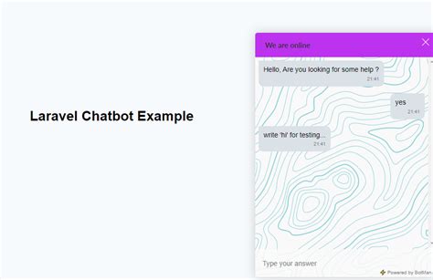 Github Deep04shikha11chatbot In Laravel