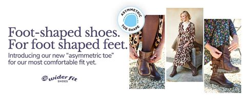 Asymmetric Toe Shapes For Comfortable Feet Db Wider Fit Shoes