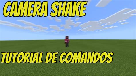 Comando Camerashake Tutorial De Comandos Para Minecraft Bedrock Youtube