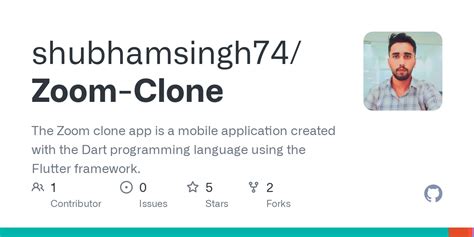 Github Shubhamsingh74zoom Clone The Zoom Clone App Is A Mobile