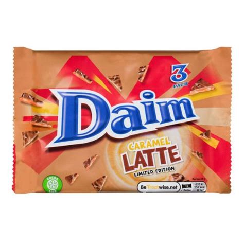Daim Caramel Latte Chocolate Bars 3 Pack Fabfinds