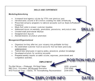Employ Me Fast College Grad Functional Combination Resumes