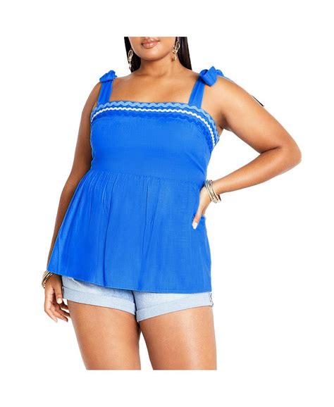 City Chic Plus Size Paradiso Top Macys