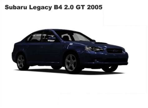 Subaru Legacy B4 2 0 Gt 2005 3d Model 19532 Model Copy Default