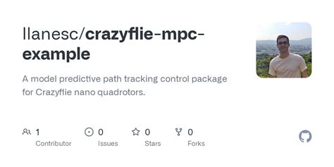 GitHub Llanesc Crazyflie Mpc Example A Model Predictive Path Tracking Control Package For