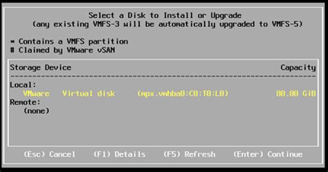 VSphere ESXi Host Installation And Configuration Fast Reroute