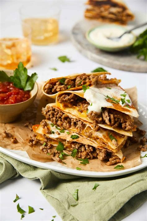 Taco Quesadillas Baked Bree