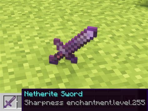 How To Get A Sharpness 255 Sword In Minecraft Works In 1215 And More Tutorialy