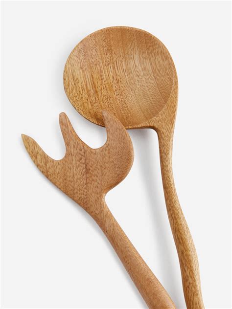 Wooden Serving Utensils Brown Homeware Arket Nl