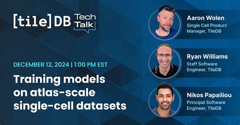 Tiledb Tech Talk Training Models On Atlas Scale Single Cell Datasets