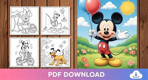 Free Coloring Sheets Disney Fans Will Love