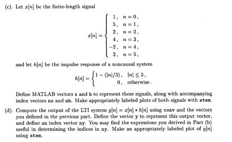 126 Noncausal Finite Impulse Response Filters In