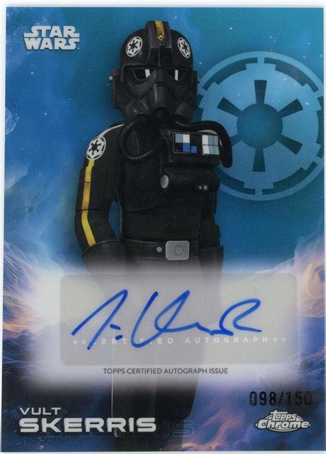 Mario Vernazza As Vult Skerris Skywalker Blue Refractor A Mve Prices
