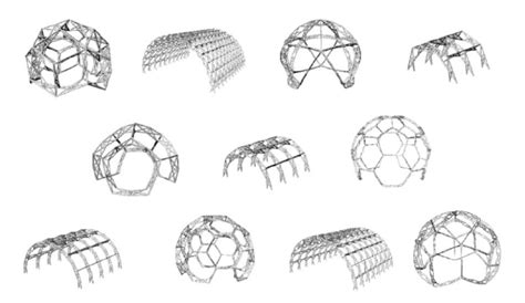 Selection Of The Possible Deployable Structures Composed Of The Download Scientific Diagram