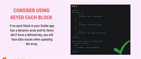 How To Use Svelte Keyed Each Block Dev Community