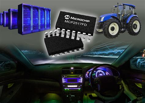Microchips Unique External Can Fd Controller Enables Can Flexible Data Rate Can Fd In New And