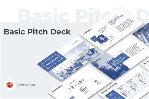 Basic Pitch Deck Powerpoint Template Presentation Template 99361