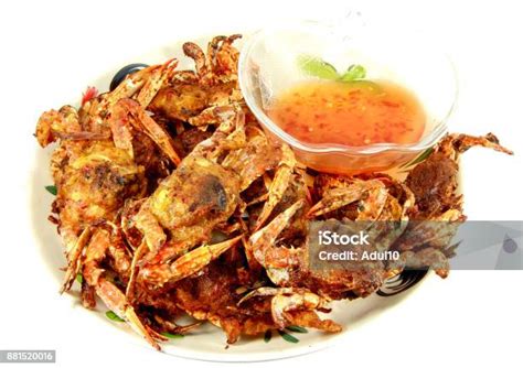 Crabshot 찐 게 접시에 흰색 배경에 고립 톱니 모양의 진흙 게 고급 레스토랑 및 해산물 뷔페 음식 실내 취사 라인에서 비즈니스 사람들 그룹 갈고리 발톱에 대한 스톡