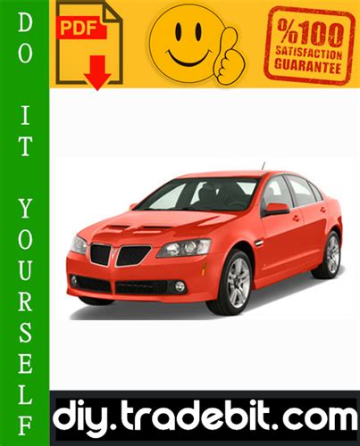 Pontiac G8 Service Repair Manual 2008 2009 Download Tradebit