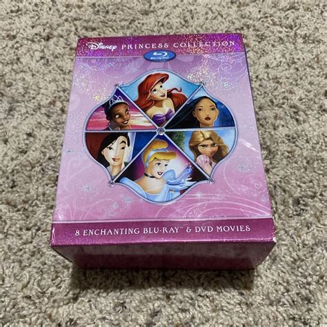 Disney Princess Collection Blu Ray And Dvd Discs 8 Movies Vgc Free
