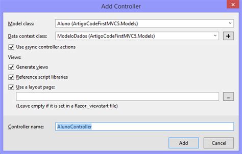 Code First Entity Framework Banco Existente No ASP NET MVC IMasters