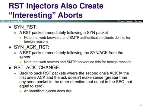 Ppt Detecting Forged Tcp Reset Packets Powerpoint Presentation Free
