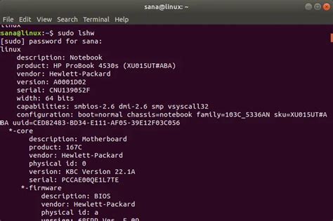 Get Linux System And Hardware Details On The Command Line VITUX