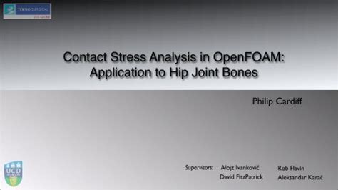 Contact Stress Analysis In OpenFOAM Application To Hip Joint Bones