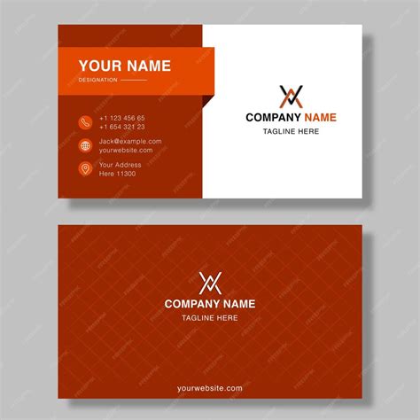 Premium Vector Modern Creative Business Card Template