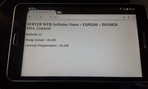 Test Web Server Esp8266 Arduino Ds18b20 Onewire Instructables