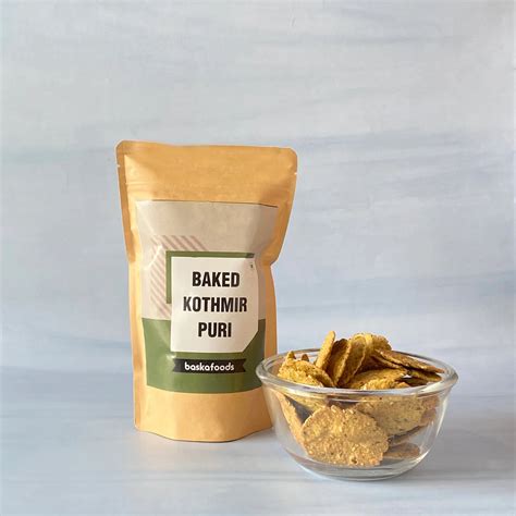 Baked Kothmir Puri Baska Foods