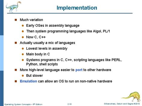 Chapter 2 Operatingsystem Structures Operating System Concepts 9