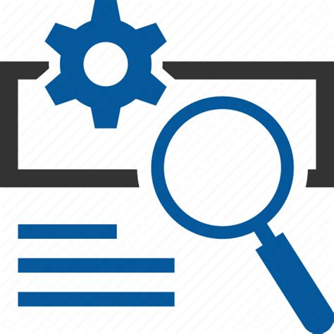 Engine Optimisation Search Setting Settings Icon