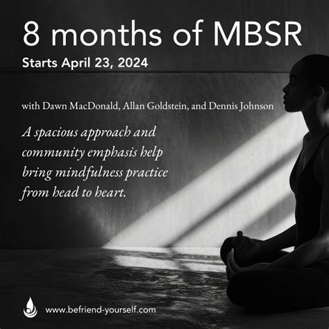 Marketing Graphics Cdp For Mbsr Community For Deepening Practice