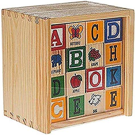Schylling Abc Wooden Alphabet Blocks Toy Schylling Classic Toy Shop