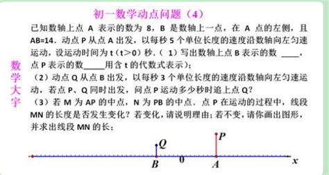 初一动点问题的解题公式口诀有哪些 百度经验