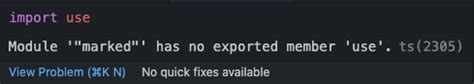 Module Import Export Issue Issue Markedjs Marked GitHub