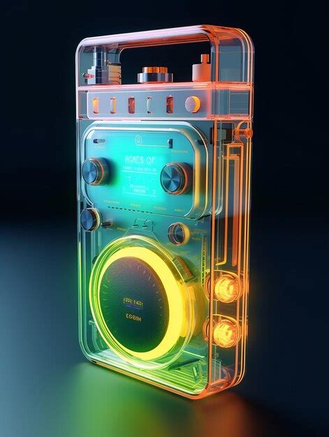 Premium Ai Image A Device With A Yellow Circle That Says Circum