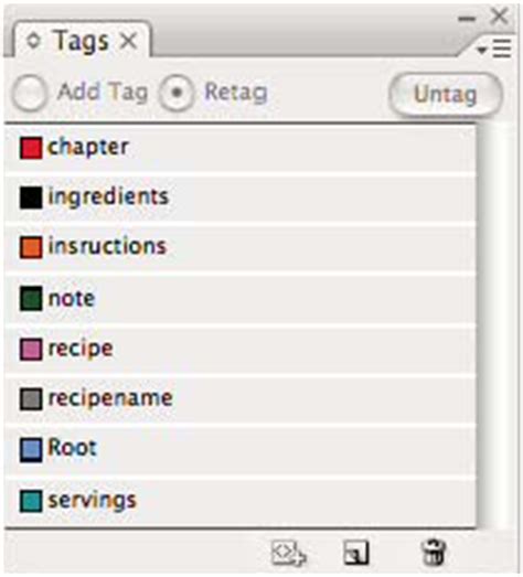 Tagging Content For Xml