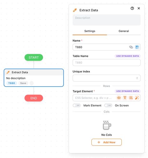 Extract Data Tapicker