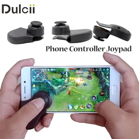 Dulcii For Mini Mobile Phone Game Joystick Touchscreen Controller Joypad For Iphone Ipad Android