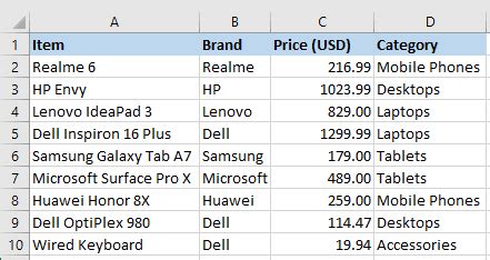 How To Swap Columns In Excel Easy Ways
