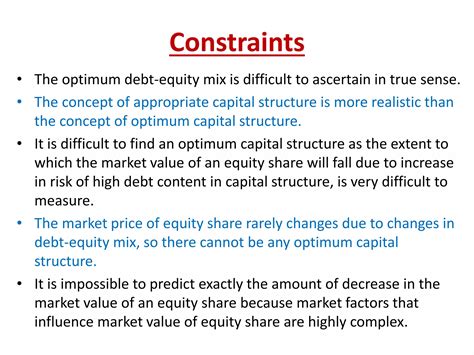 Optimal Capital Structure Pptx