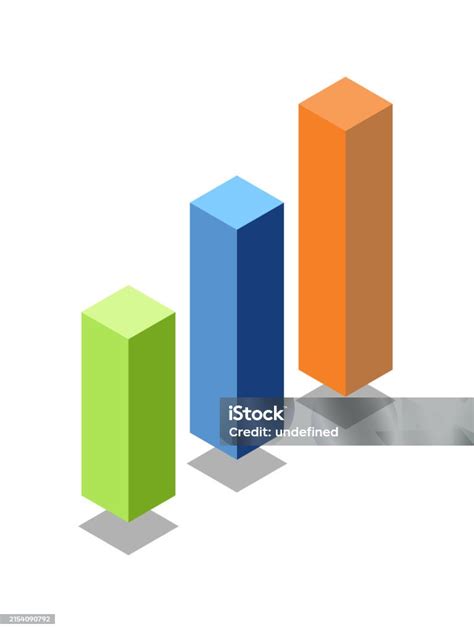 3d 아이콘 성장 막대 차트입니다 축 차트 다이어그램 그래프 통계 통계에 일반적으로 사용되는 그래프 그래프에 대한 스톡 벡터 아트 및 기타 이미지 Istock
