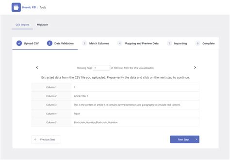 New Heroic Kb Csv Importer Migration Tools