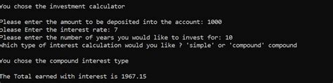 Github Cl1ntonmpersonalfinancecalculator Hyperiondev Level 1
