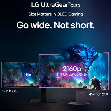 Lg Ultragear 45 In Oled Dual Mode 5k2k Wuhd 165hz Wfhd 330hz 003ms